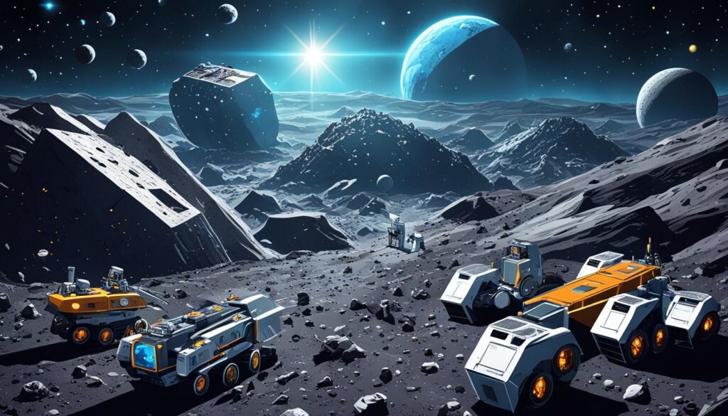 Asteroid Mining Exploiting Space Resources